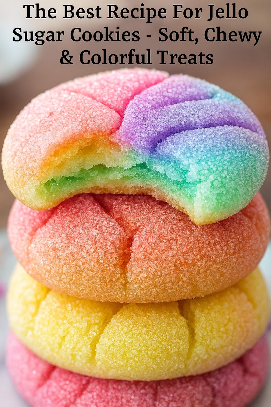 The Best Recipe for Jello Sugar Cookies | Soft, Chewy & Colorful Treats ...