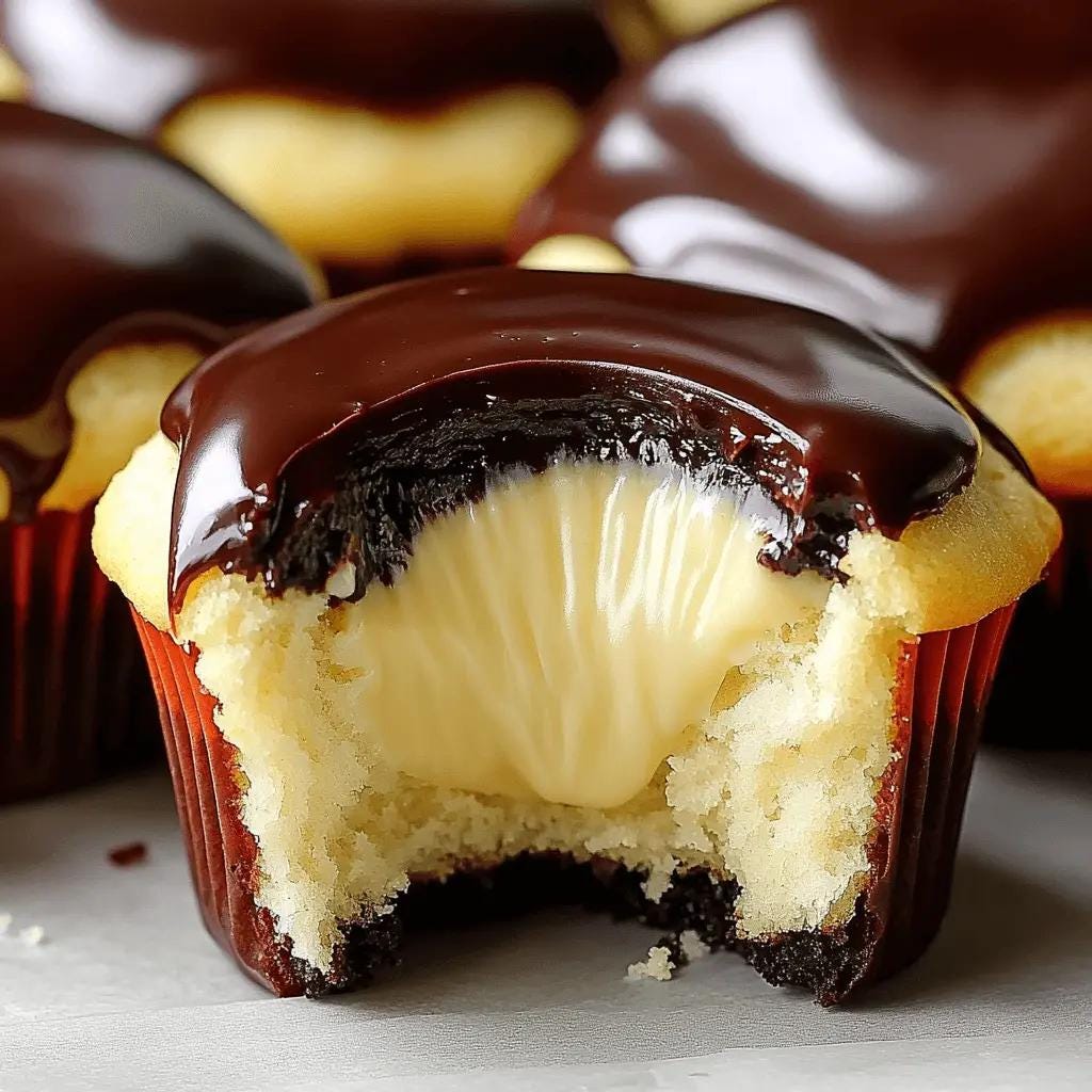 THE BEST Recipe Irresistible Boston Cream Pie Cupcakes Download. - Etsy