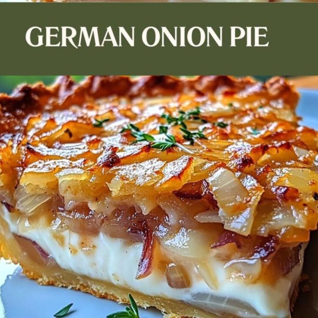 Authentic German Onion Pie Recipe - Traditional Homemade Dessert ...
