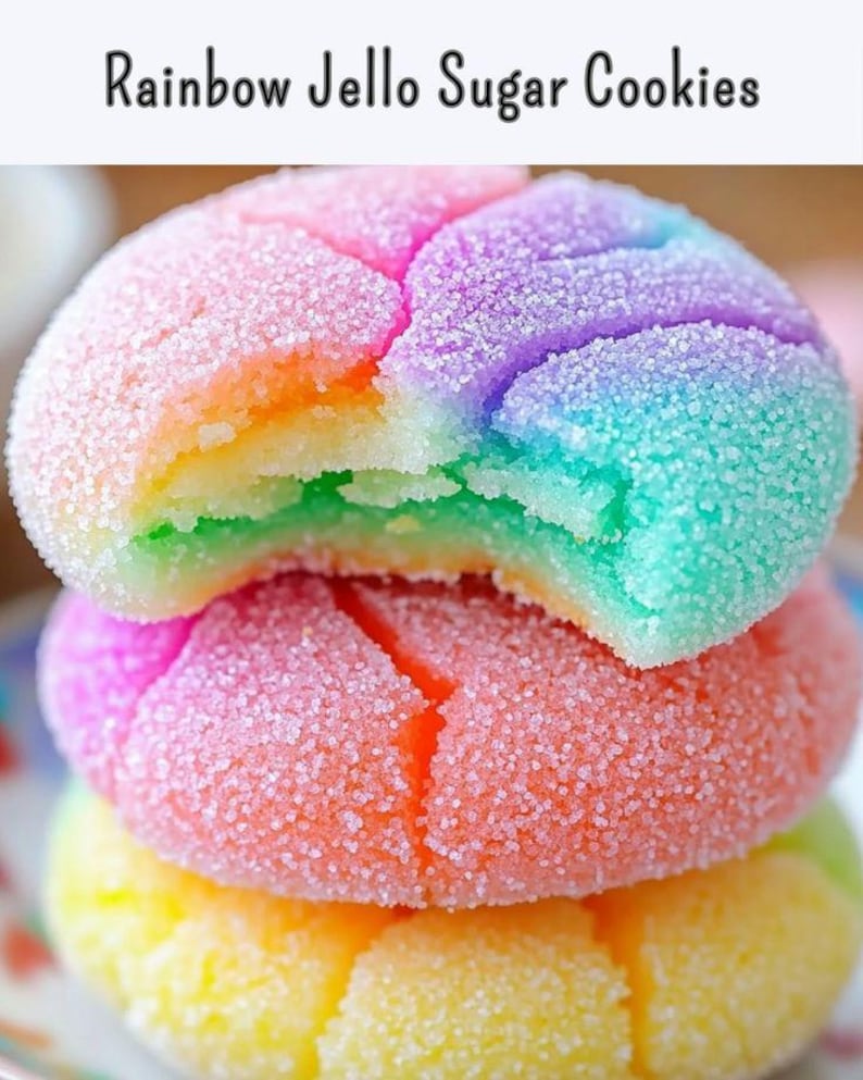 The Best Recipe for Jello Sugar Cookies – Soft, Chewy & Colorful Treats ...