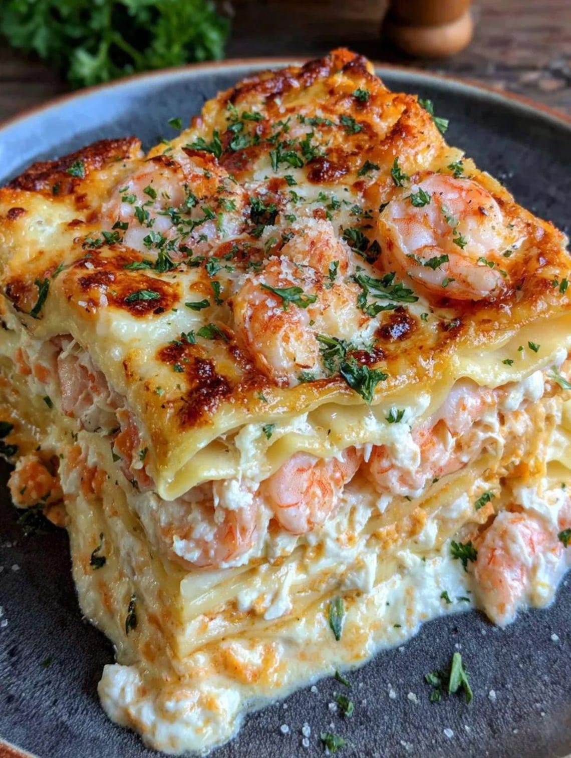 Homemade Seafood Lasagna Recipe | Easy to Make at Home | Download. - Etsy