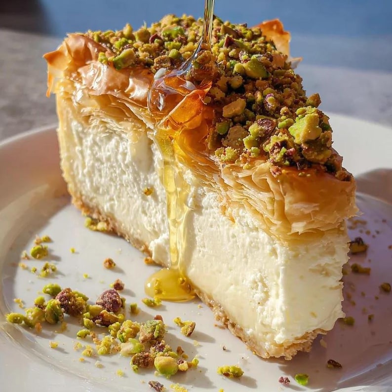 Baklava Cheesecake – Mediterranean Fusion Dessert | Creamy Ricotta ...