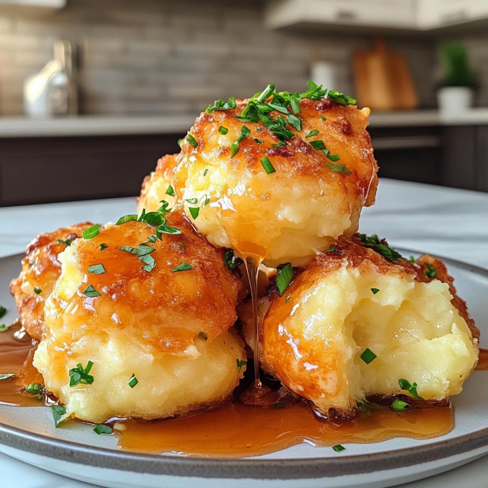 Cheesy Mashed Potato Puffs Recipe | Homemade Savory Snacks | Download ...