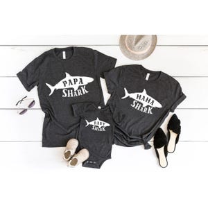 Baby Family Shark Shirts, Family Team Shirt, Shark Theme Birthday Party ...