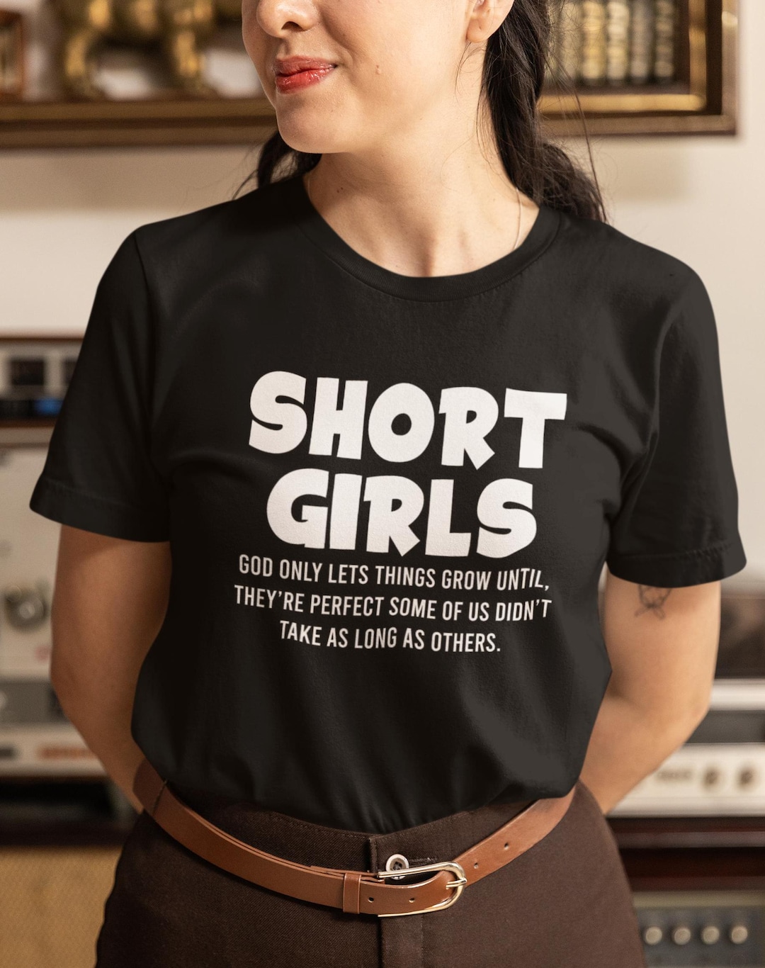 Short Girls T-shirt, Gift for Her, Girls Birthday Present, Funny Gift ...