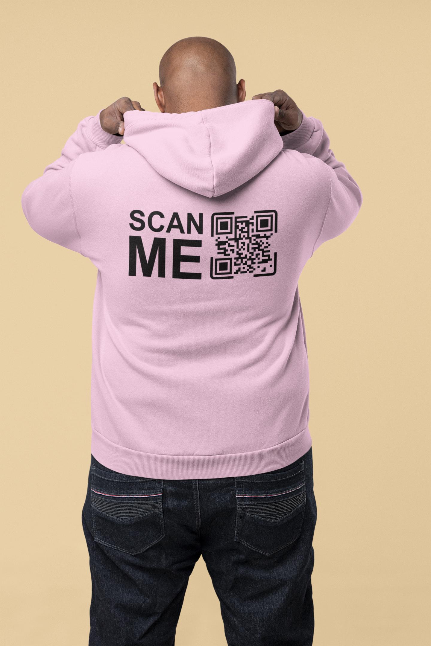 Custom QR Code Hoodie, Qr Code Hoodie, Custom QR Code Hoodie ...