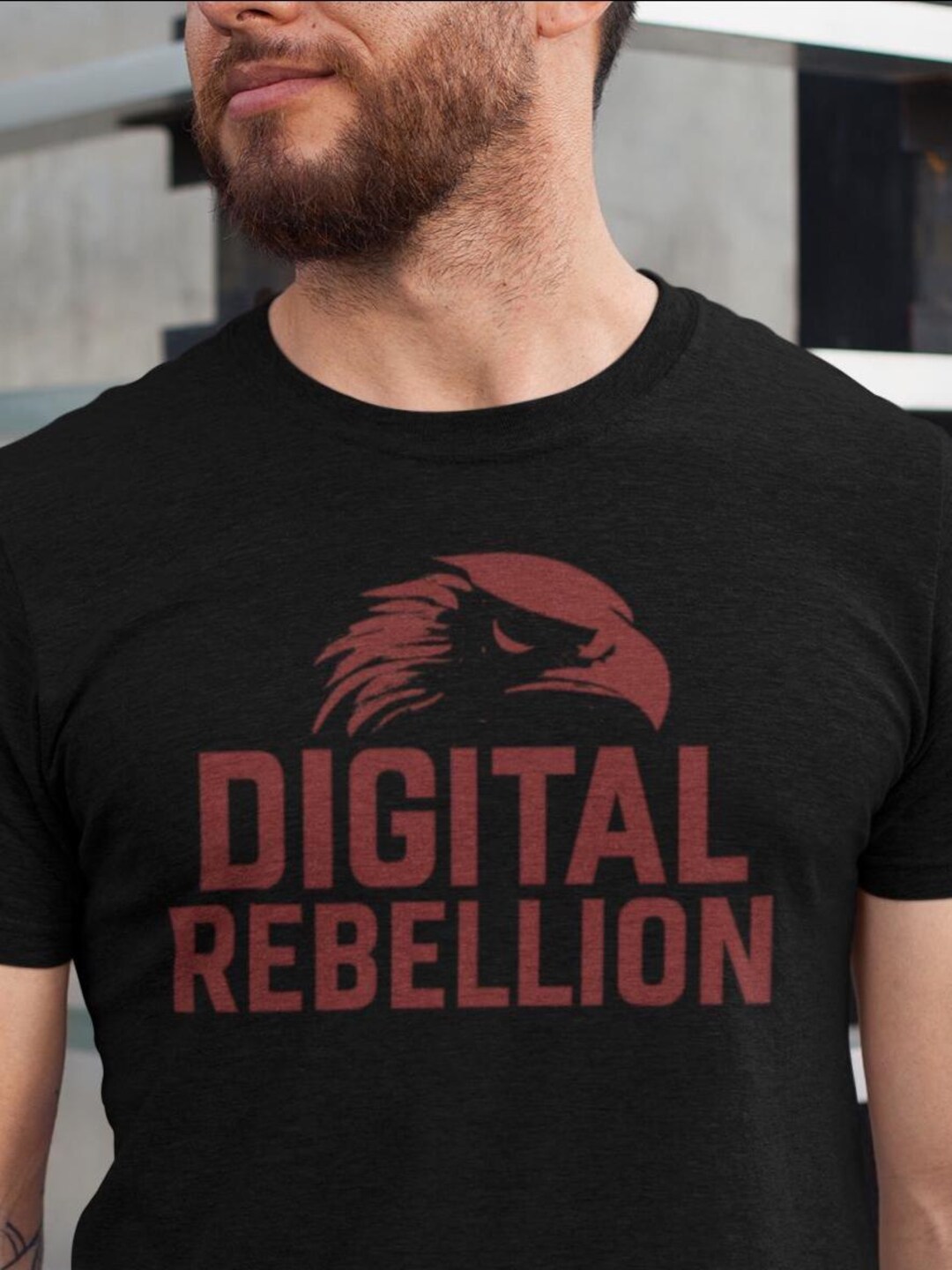 Comfort Colors Tshirt, Digital Rebellion Cyberpunk Shirt, Glitch Art ...