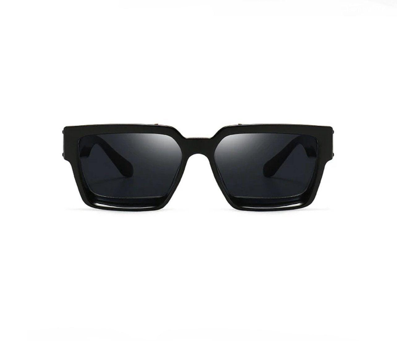 Retro Black Millionaire Shades Luxury Sunglasses 2024 for Men Designer ...