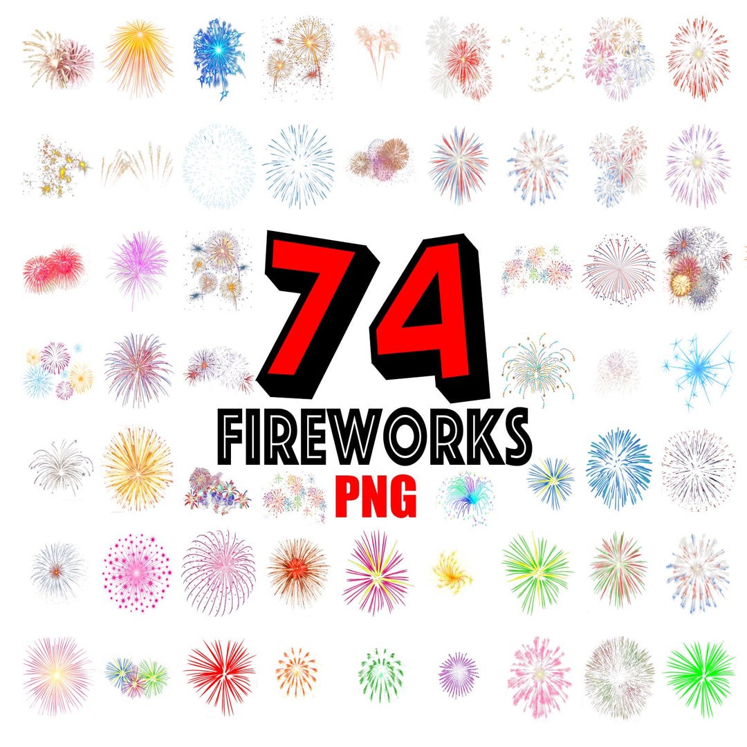 Fireworks Glass PNG Bundle - Digital Files for Crafts & DIY Projects ...
