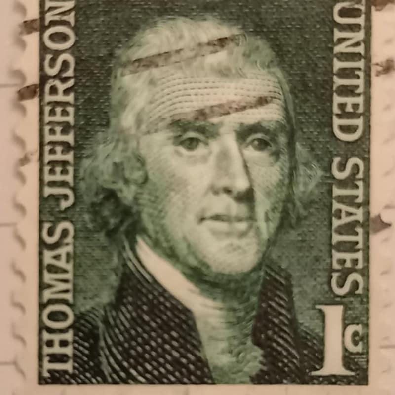 Rare Stamp Jefferson - Etsy