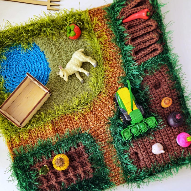 Farm Play Mat - Etsy