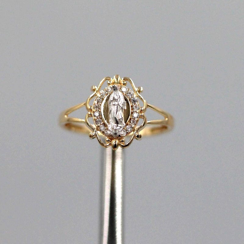 Virgin of Guadalupe Ring - Etsy