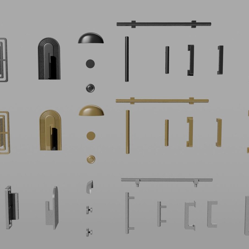 3d Printed Knobs Pulls - Etsy UK