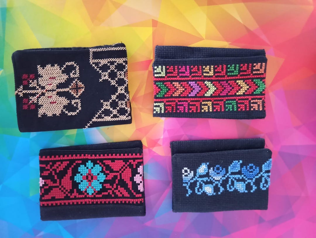Wallet, Credit Card Holder, Tatreez, Cultural Heritage, Regional ...