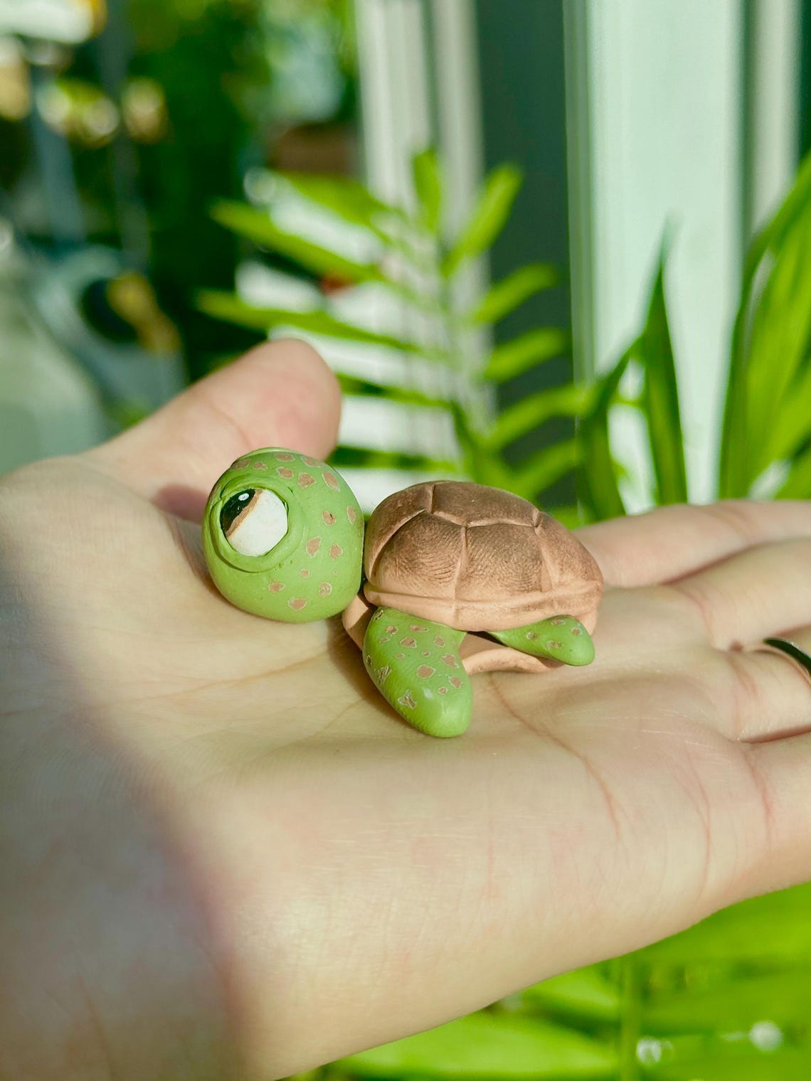 Sea Turtle Mini Clay Figurine | Movie Character | Polymer Clay | Cute ...