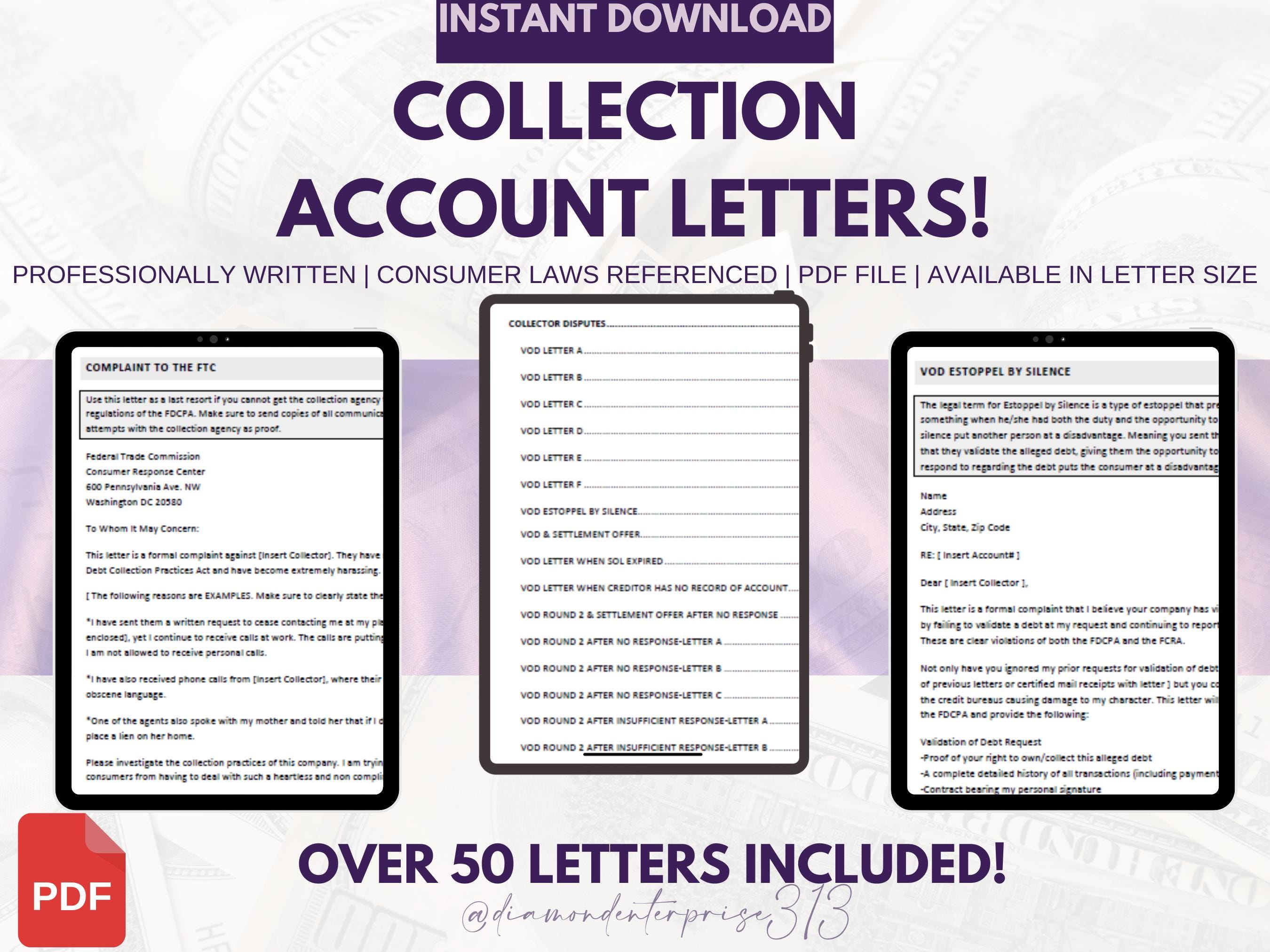 50+ COLLECTION Credit Dispute Letter Templates, DIY Credit Repair ...