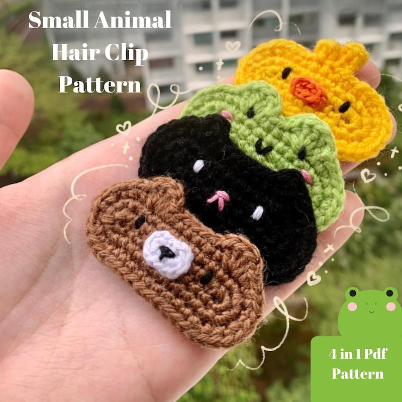Handmade Animal Hair Clip - Etsy