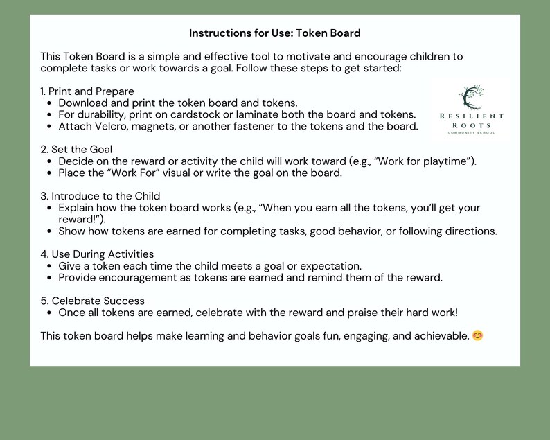 Dinosaur-themed Token Board | Printable Visual Reinforcement Tool ...