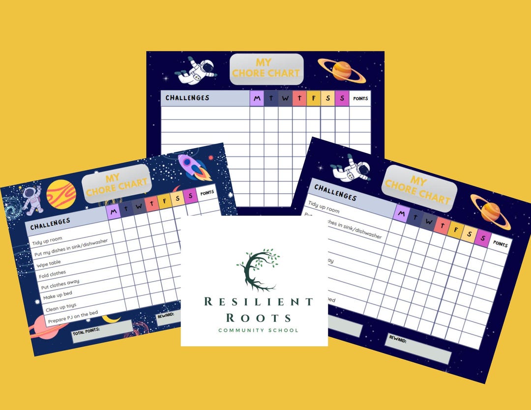 Chore Chart | Outer Space Bundle - Etsy