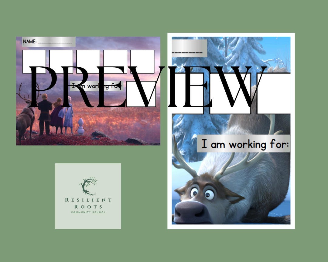 Frozen Token Board - Etsy