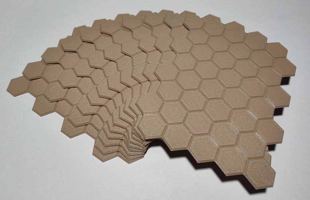 10 Wood Color Hex Tiles - Etsy