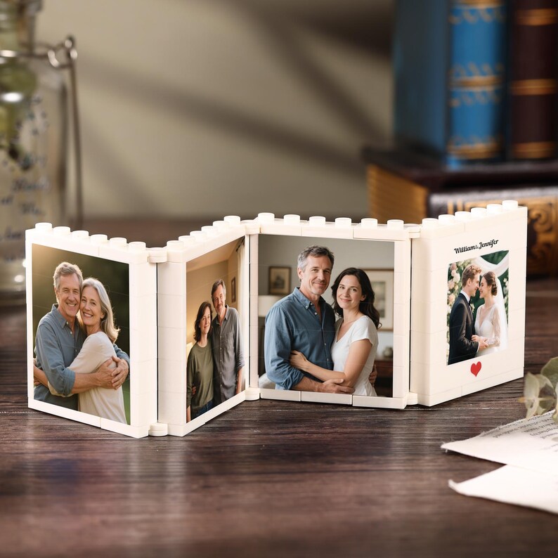 Personalized Folding Building Block Photo Block,custom Photo Album Gift ...