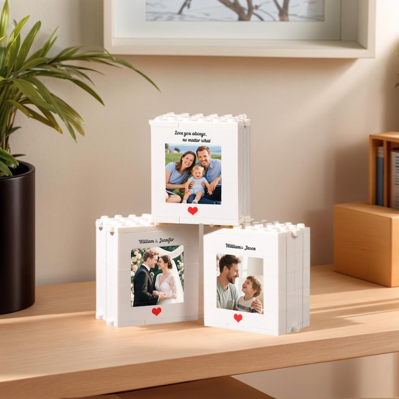 Personalized Folding Building Block Photo Block,custom Photo Album Gift ...