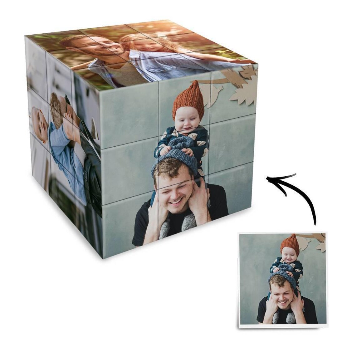 Custom Photo Rubik’s Cube, Personalized Family Gift, Keepsake Puzzle - Etsy