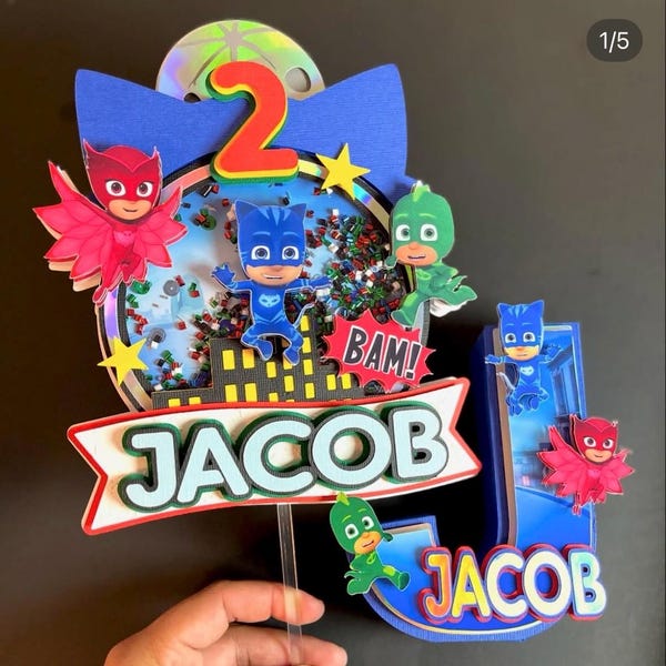 Pj Masks Cake - Etsy