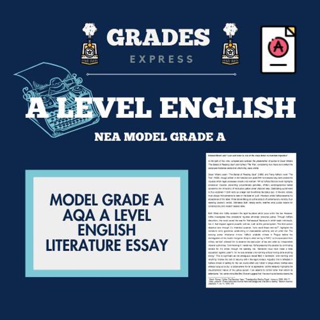 AQA A LEVEL English Literature A: Grade A NEA - Etsy