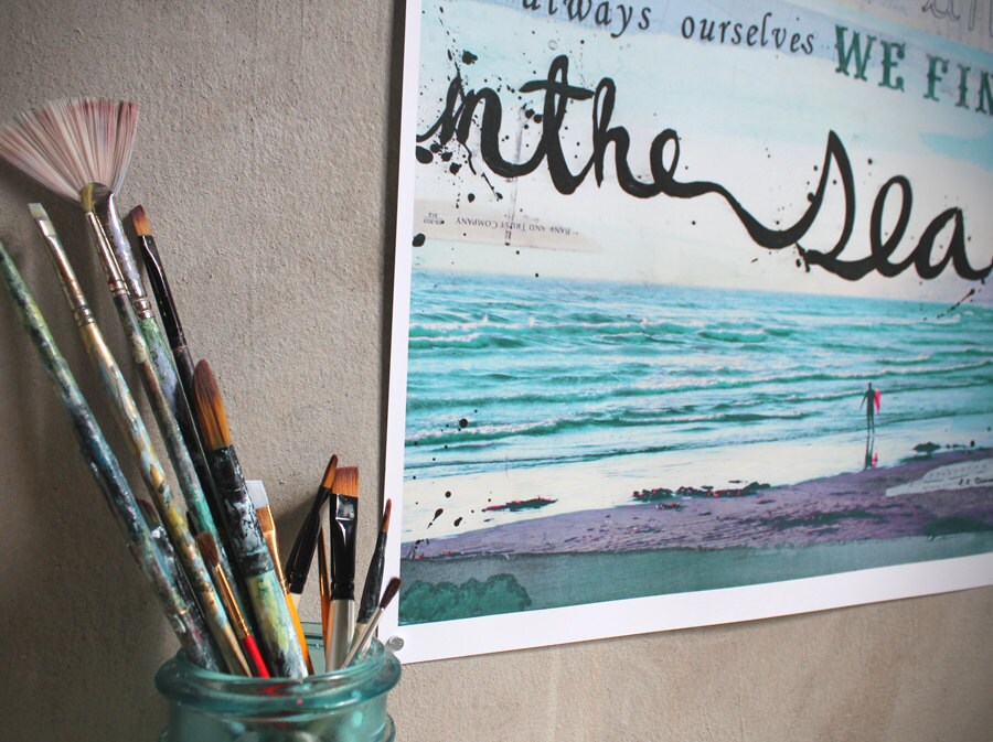 In the Sea Paper Print for Whatever We Lose like a You or a | Etsy