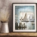 Fair Winds No. 2 Sailing Art Print Mixed Media Poster - Etsy