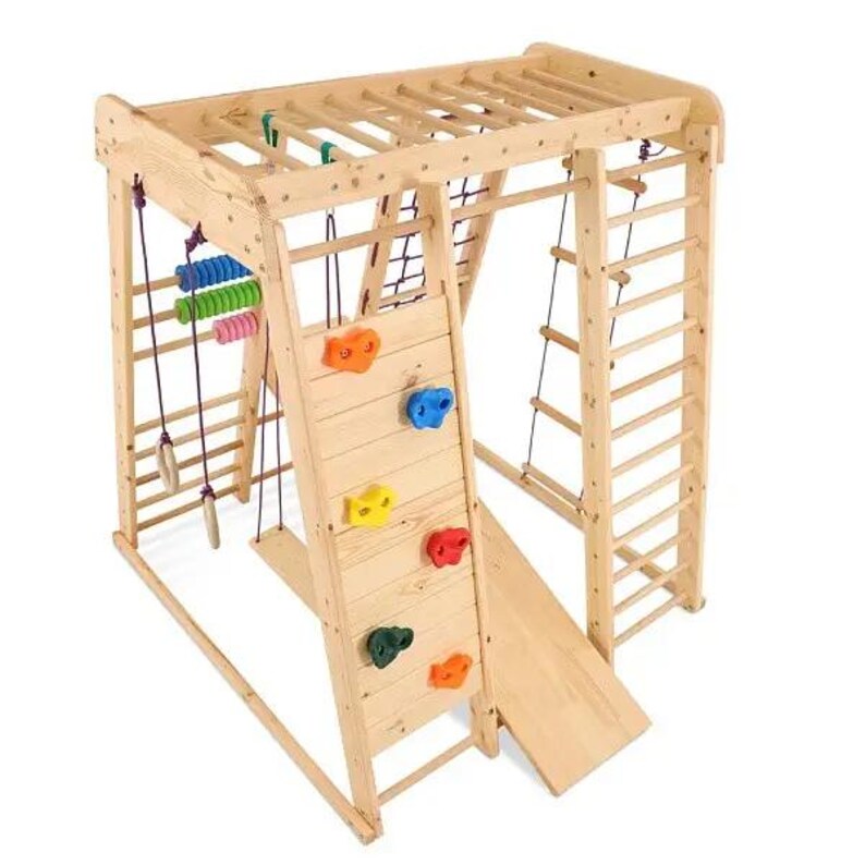 Monkey Bar for the Indoor and Outdoor, Monkey Bar, Swedish Ladder, Wood ...