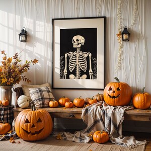 Halloween Digital Print Bundle Spookie Season Set of 6, Retro Whimsical ...