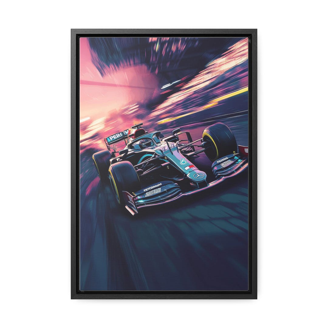 Gift for a Formula 1 Fan Mercedes F1 Fan Gift Mercedes F1 Inspired Wall ...