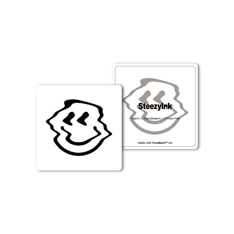 Steezyink Semi-permanent Tattoo Playful Smirk Last Upto 2 Weeks 3 X 3 ...