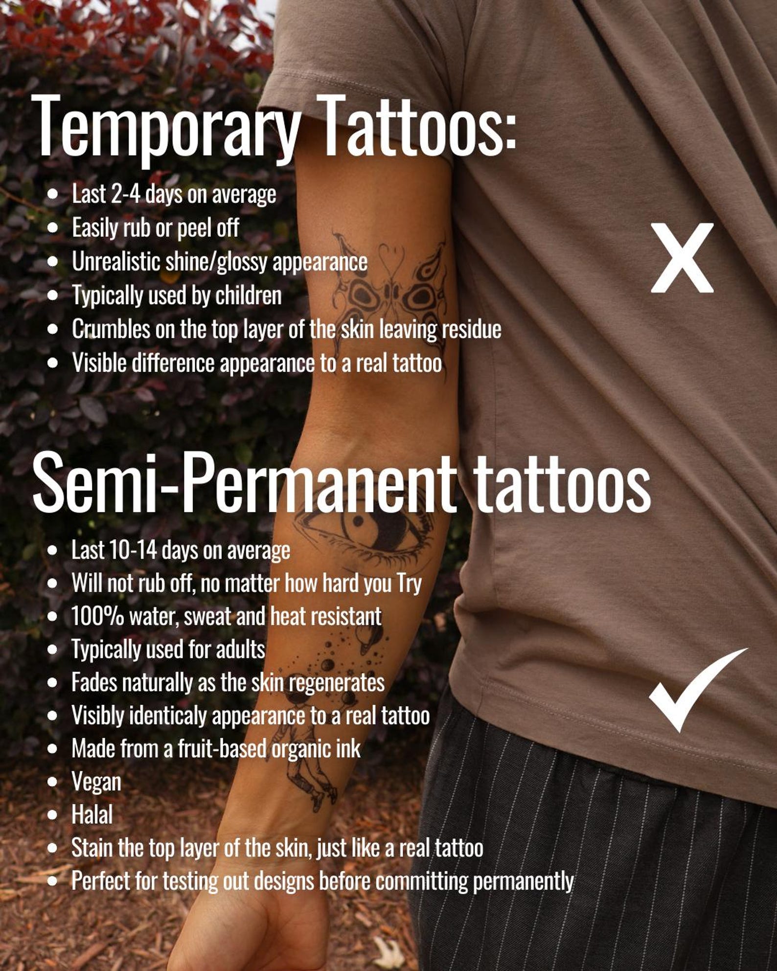 Steezyink Semi-permanent Tattoo Flowy Rose Last Upto 2 Weeks 1 X 1 Inch ...