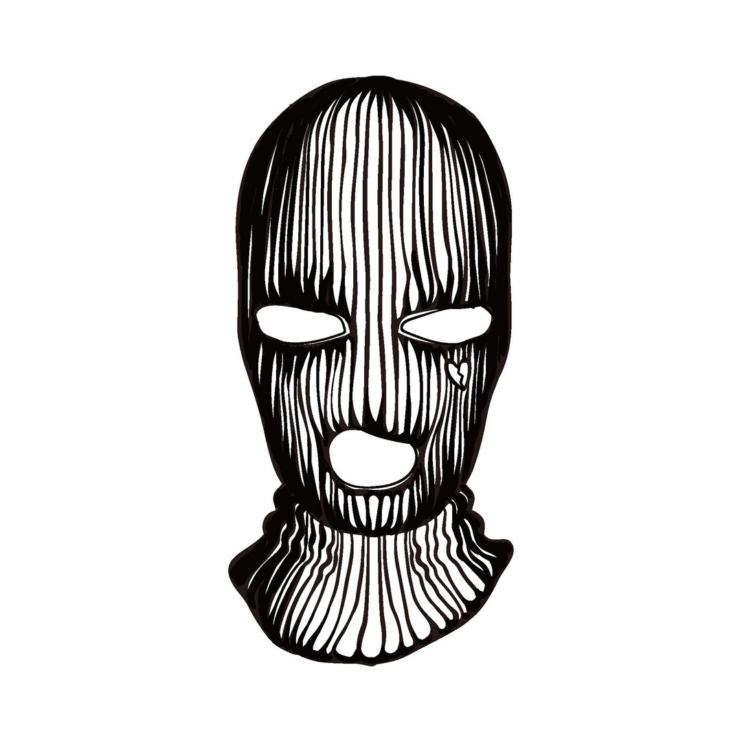 Steezyink Temporary Tattoo Sheisty Mask Last Upto 2 Weeks 2 X 3 Inches ...