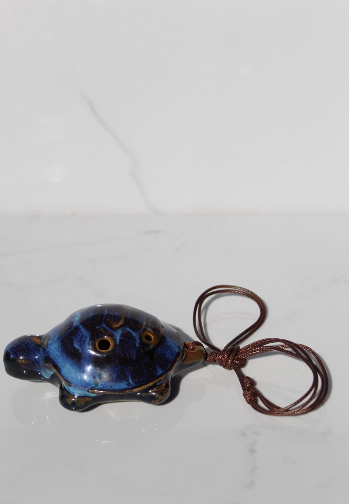 Handmade Turtle 6-hole Ceramic Ocarina Flute, Handcrafted Ceramic Craft ...