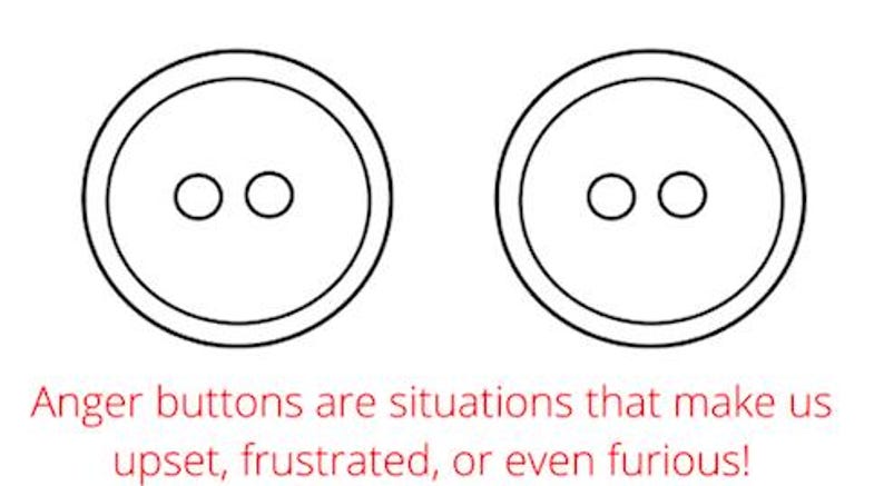 Anger Buttons Worksheet - Etsy