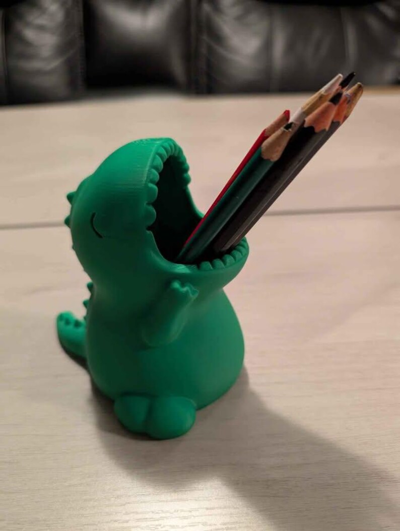 Dinosaur Pen Holder - Etsy