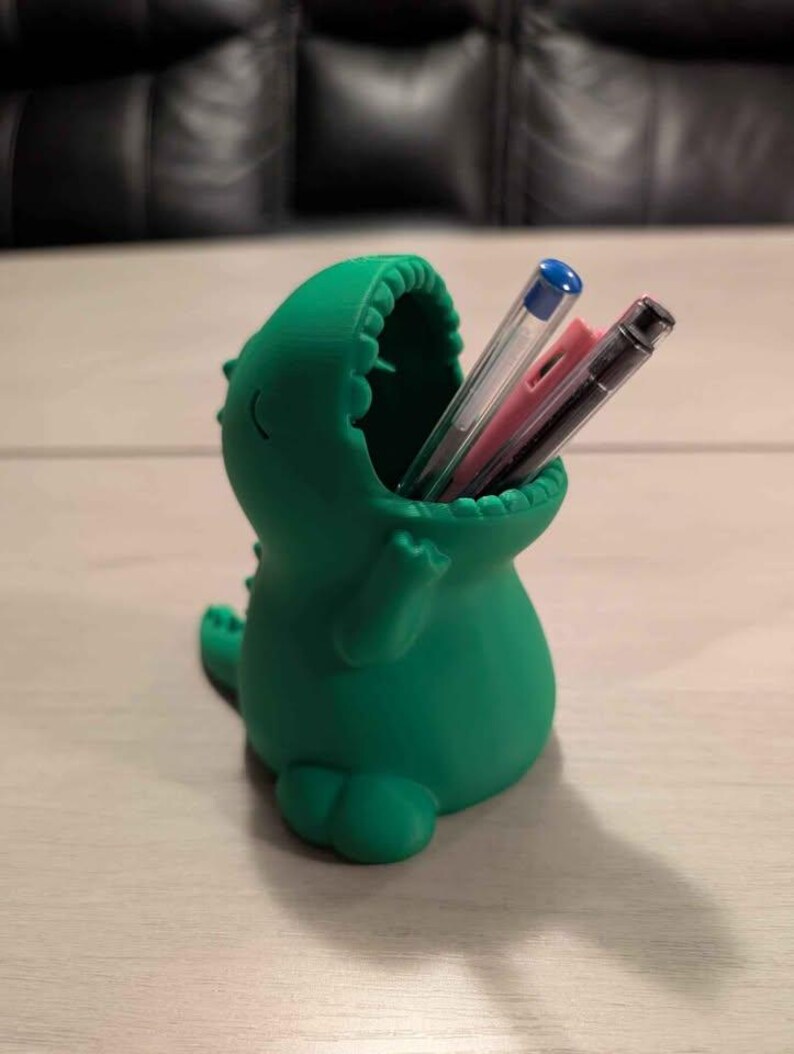 Dinosaur Pen Holder - Etsy