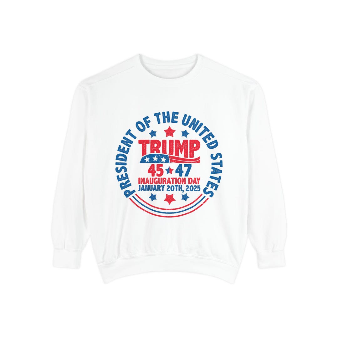 Vintage-inspired Inauguration Sweatshirt, Political Apparel, Unisex ...