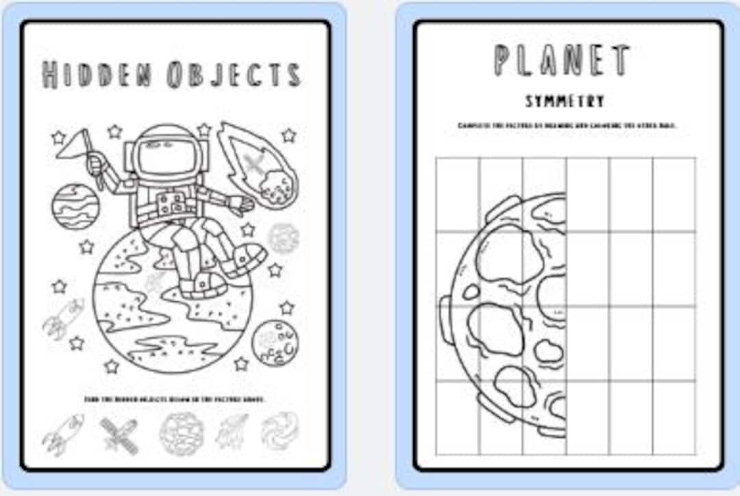Space Adventure Activity Pack – 16 Fun Printable Worksheets for Kids ...