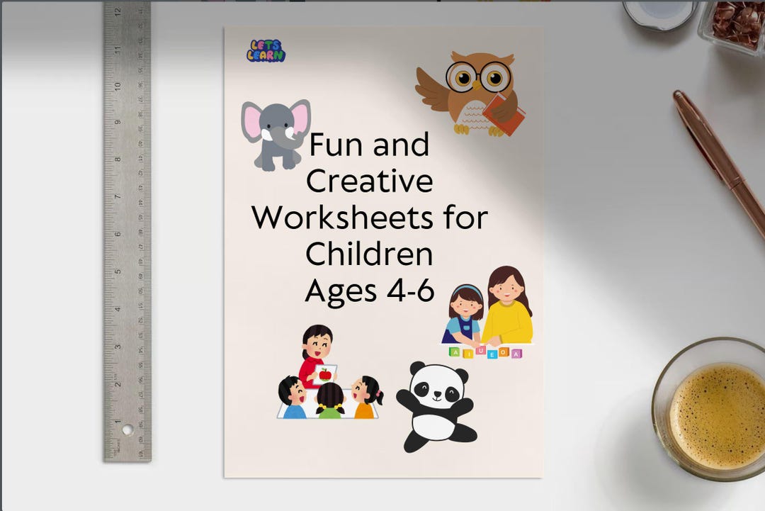 50 Pages of Printable Fun and Creative Worksheets for Children. Perfect ...