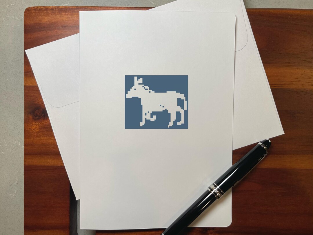 Funny Birthday Card - Donkey - Thinking of You Card - Original Card ...