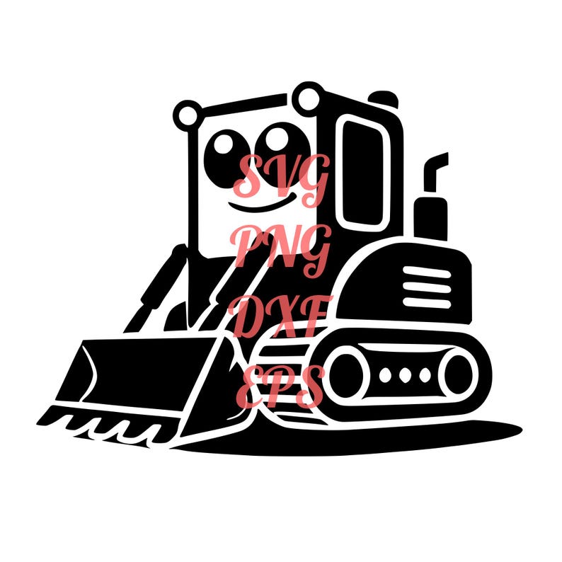 Plotter File Construction Machinery Svg, Png, Dxf, Eps Engraving File ...