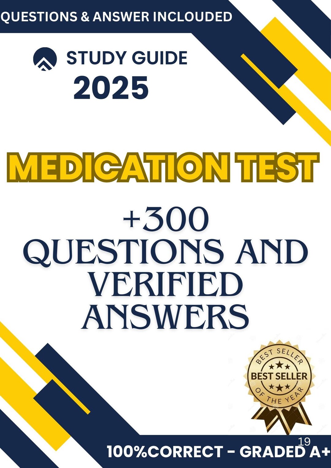Medication Aide Test Updated +300 Questions and Answers (2024/2025 ...