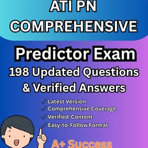 ATI PN Comprehensive Predictor 2025 Study Guide | 198+ Practice ...