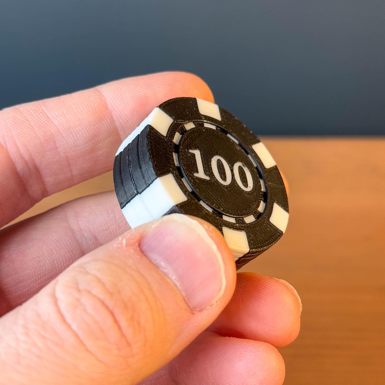 Magnetic Poker Chip Fidget Toy | Dual-sided Flip Tricks Slider ...